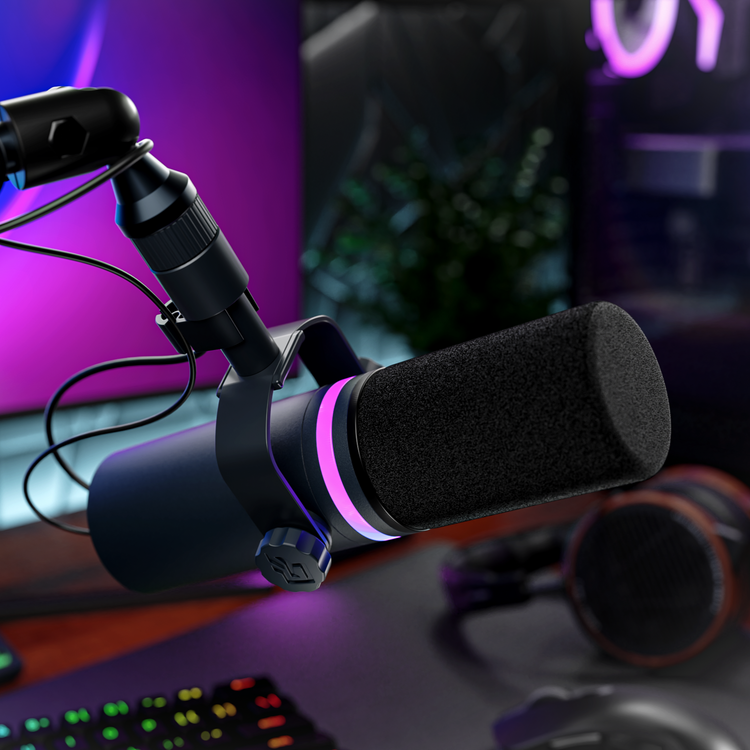 USB Broadcast Dynamic Mic for Streaming, Gaming, and Podcasting – BEACN