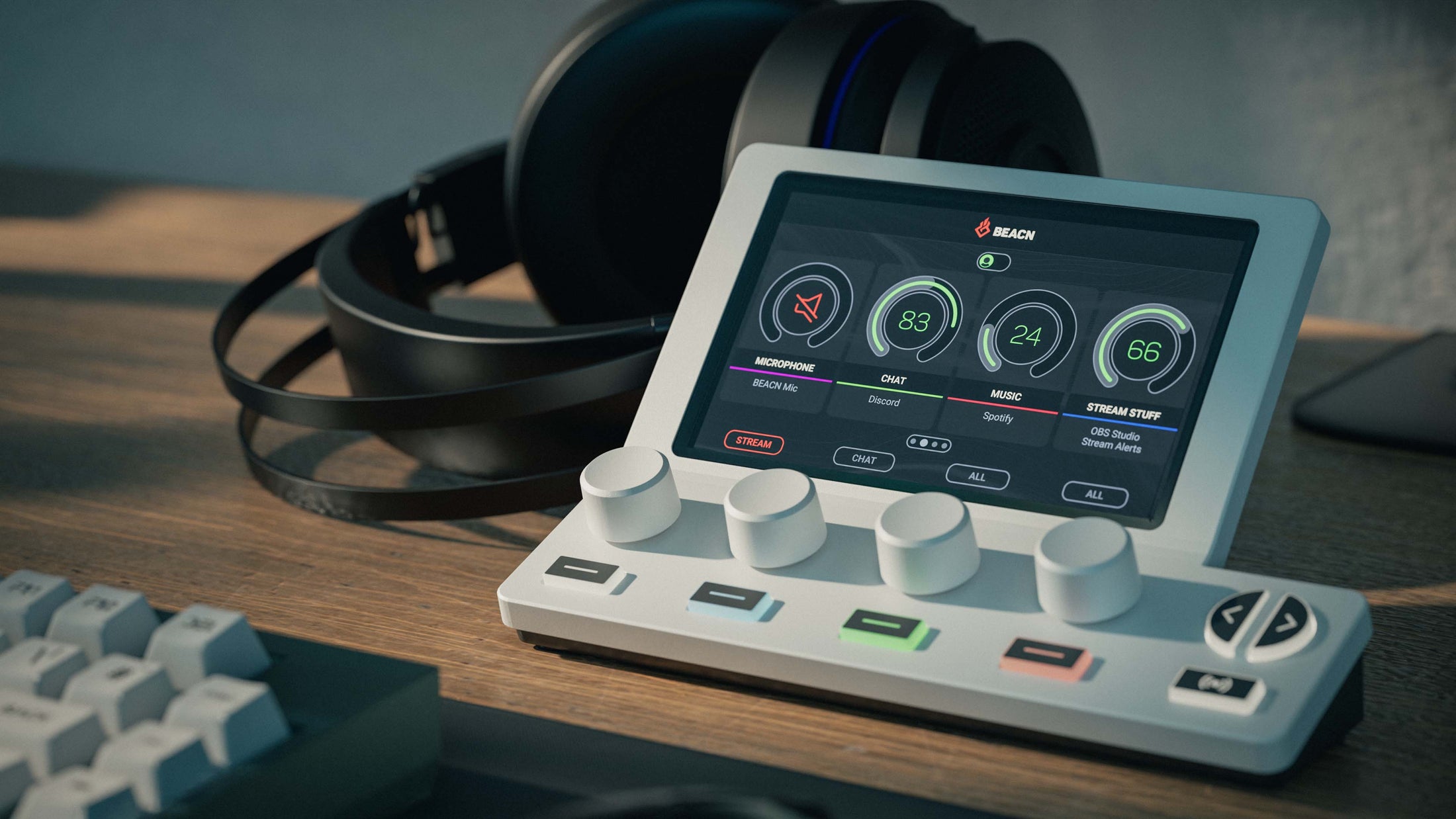 BEACN Mix Create - Audio Control for Streamers, Gamers and Podcasters