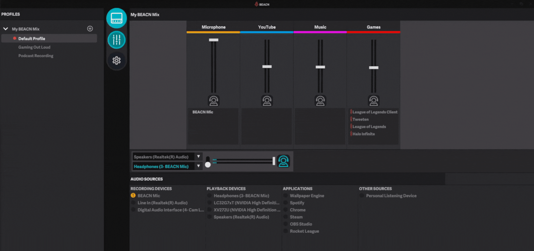 BEACN Mix - Windows Audio Controller for Gaming, Streaming and Podcast